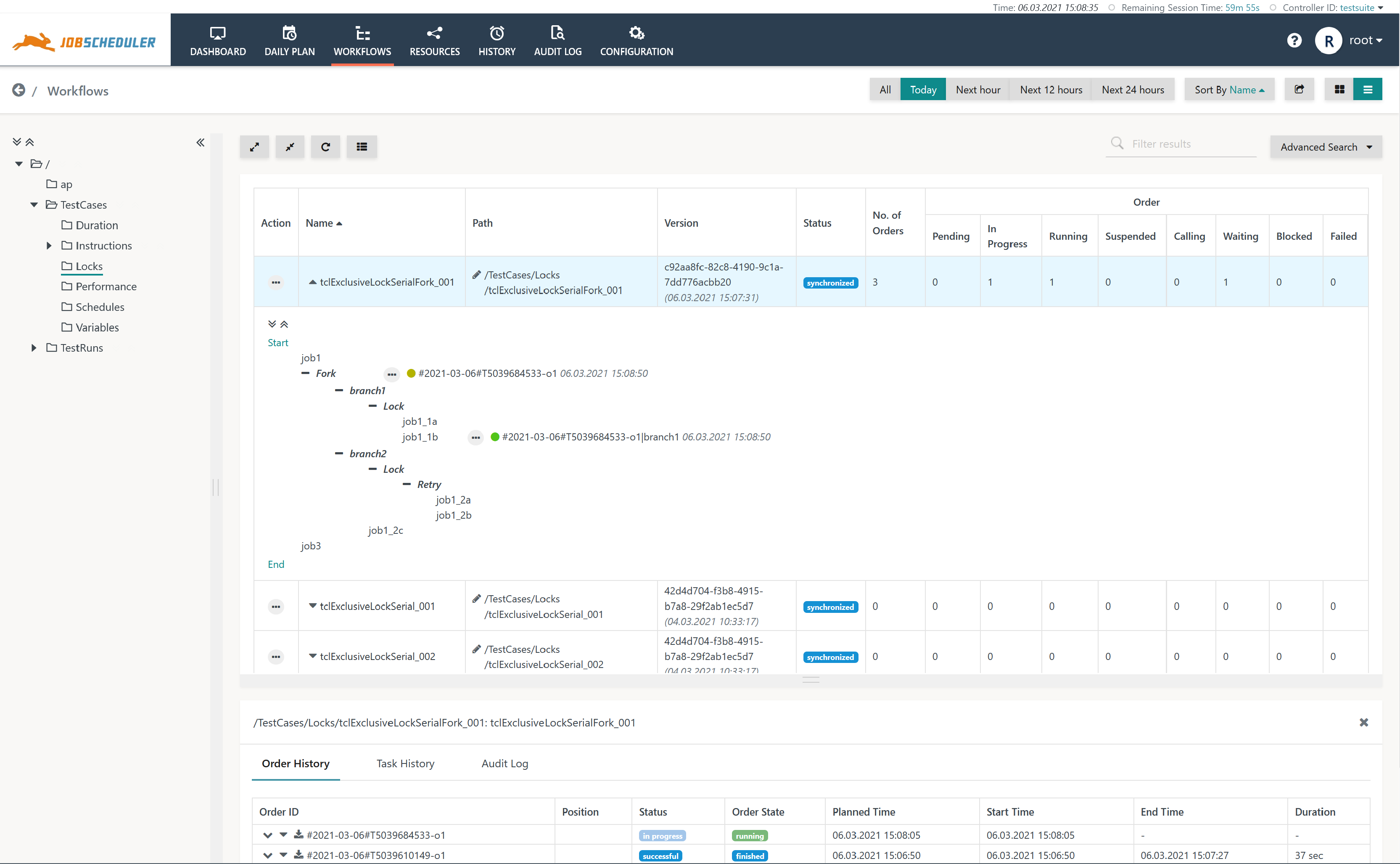 JOC Cockpit User Interface | Software- und Organisations-Service